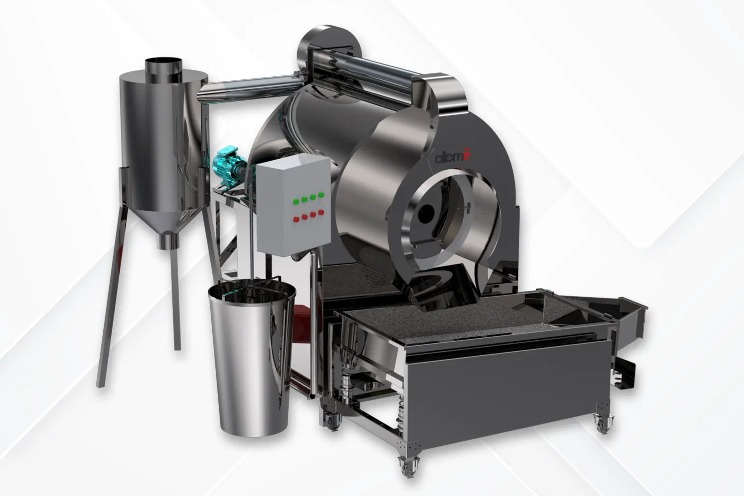 Rotary Type Roaster Machines - Nuts Roasting Machines